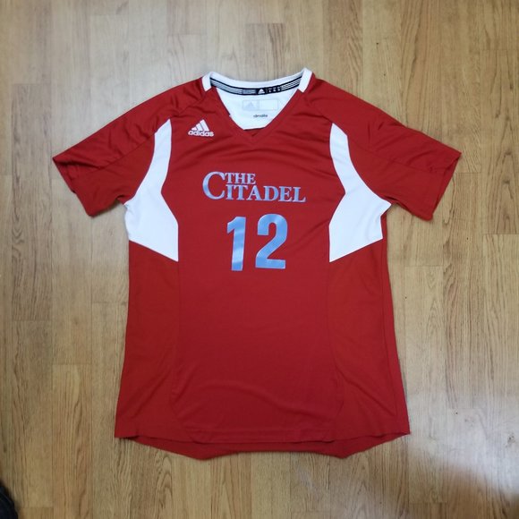 adidas | Tops | Authentic Citadel Bulldogs Soccer Jersey Adidas | Poshmark